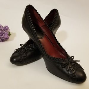 Hilary Radley | Shoes | Hilary Radley Black Pumps W Ruffles And Bow ...